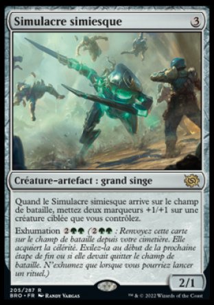 Simulacre simiesque - magic-ville.com